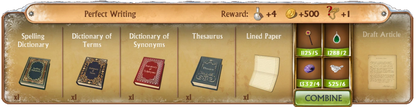 Perfect Writing | Seeker's Notes: Hidden Mystery Wiki | Fandom