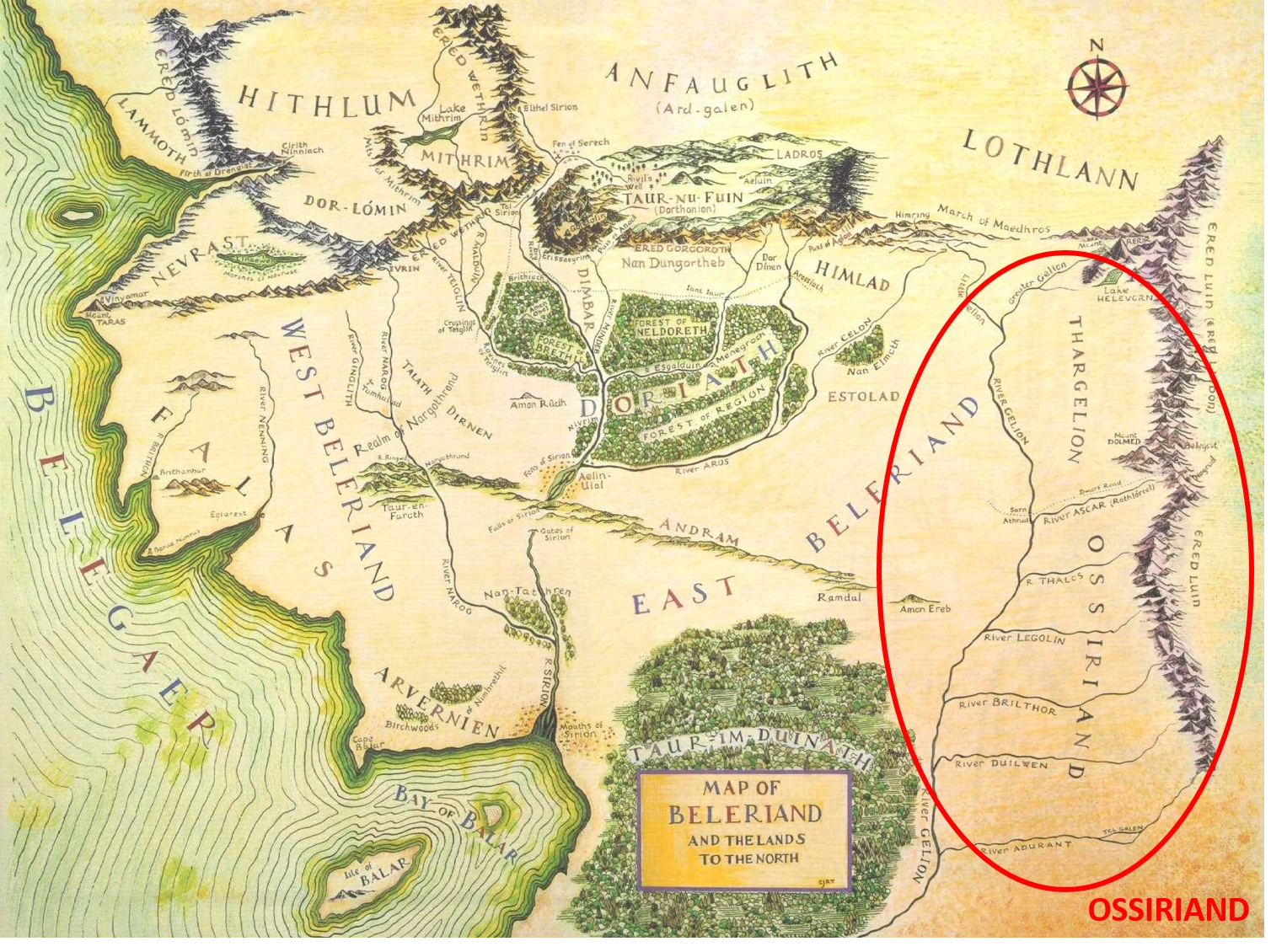 Ossiriand | Wiki J. R. R. Tolkien | FANDOM powered by Wikia