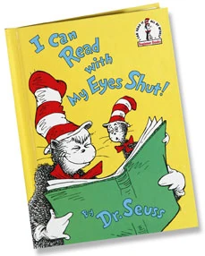 I Can Read with My Eyes Shut! | Dr. Seuss Wiki | Fandom