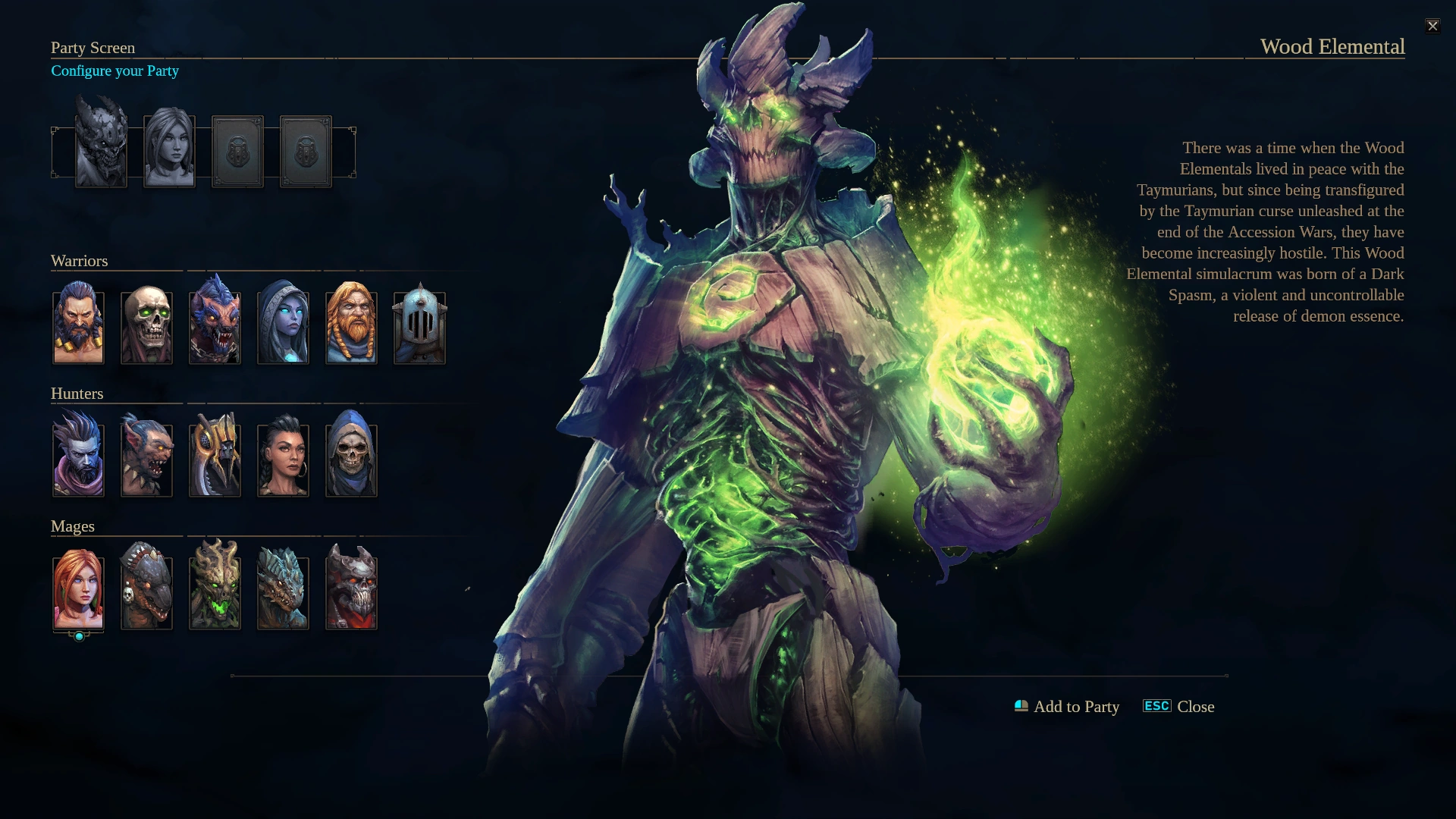 Mages - Wood Elemental | Shadows Awakening Wiki | Fandom