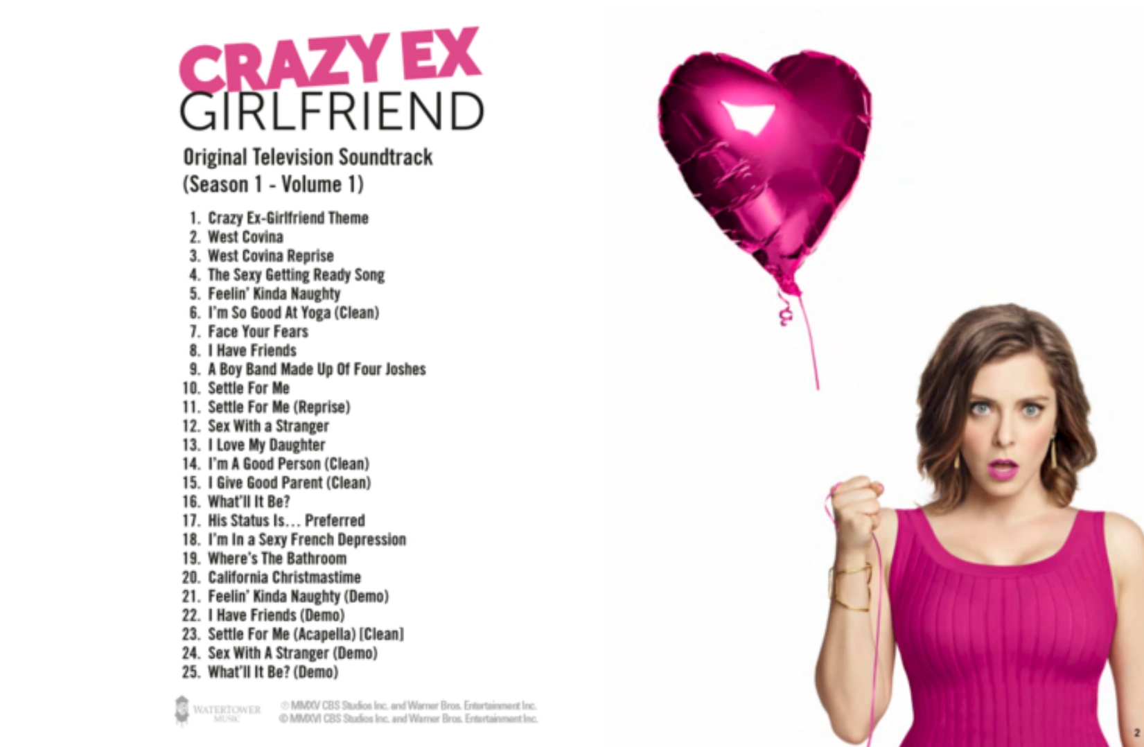 Crazy Ex-Girlfriend: Original Television Soundtrack (Season 1 - Vol.1 ...