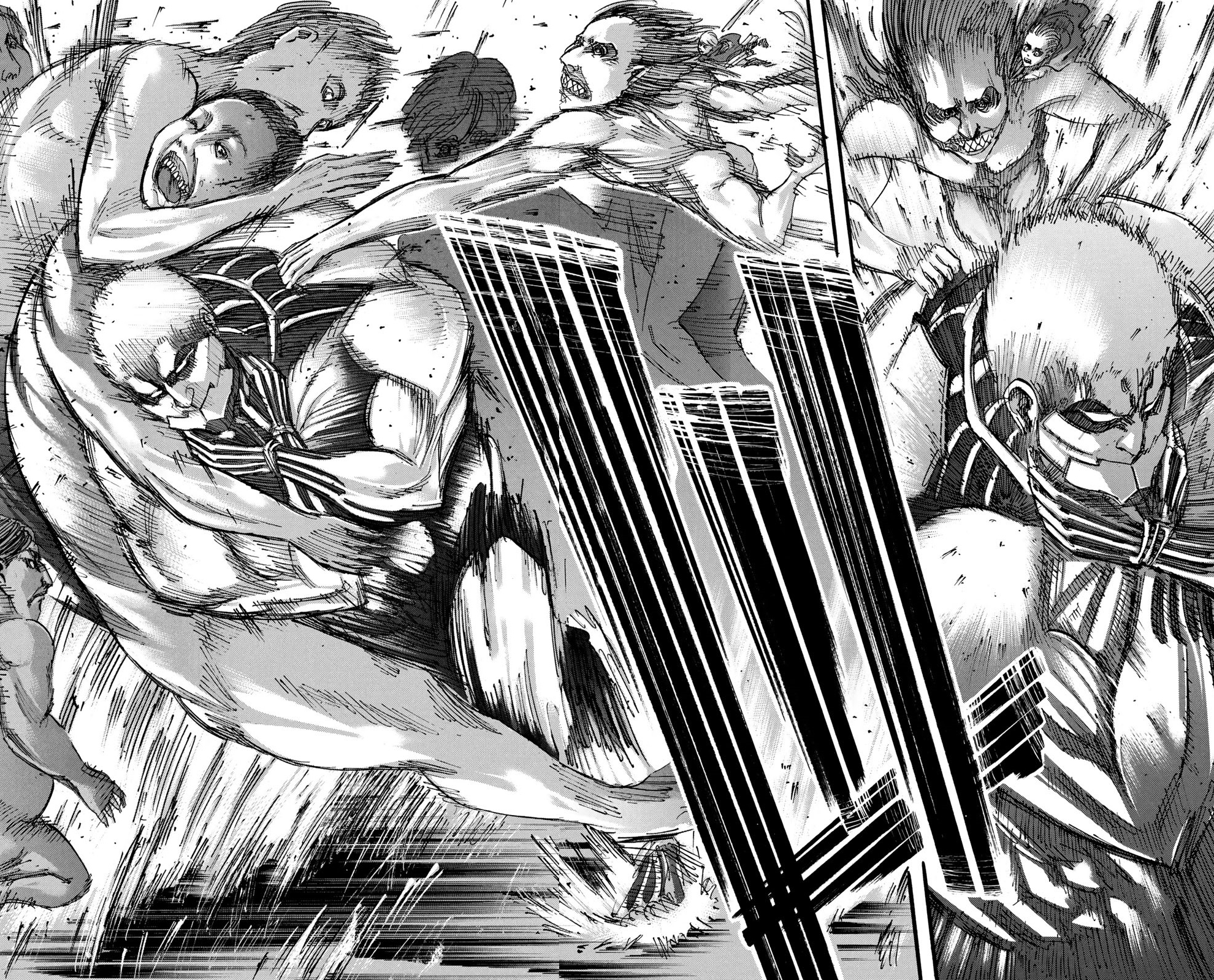 Obraz Reiner Vs Titans Shingeki No Kyojin Wiki Fandom Powered