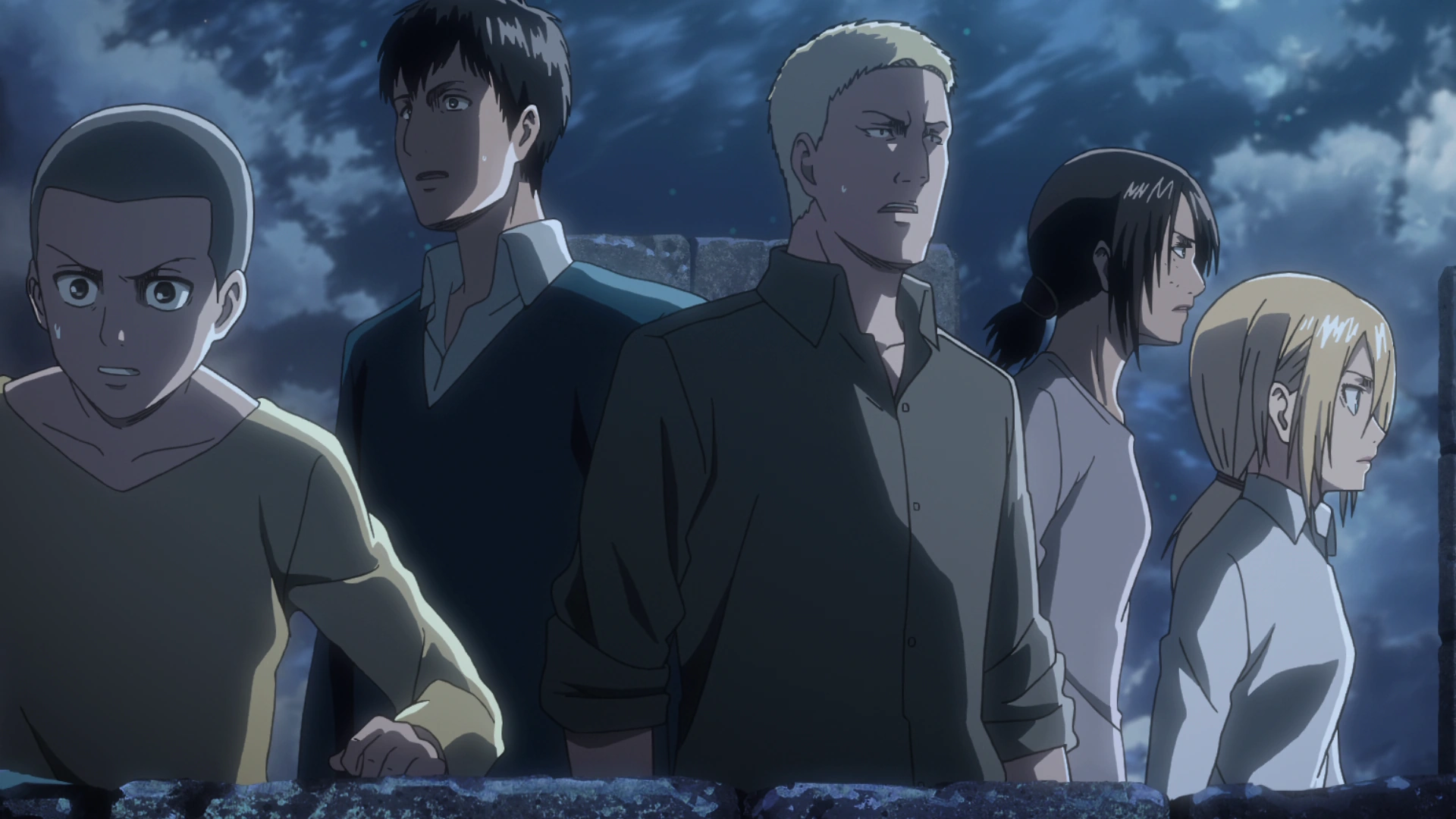 Image - The 104th stare at the night time titans at Utgard Castle.png ...