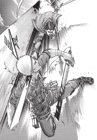 Image - Levi cuts Reiner's nape.png | Attack on Titan Wiki | FANDOM ...