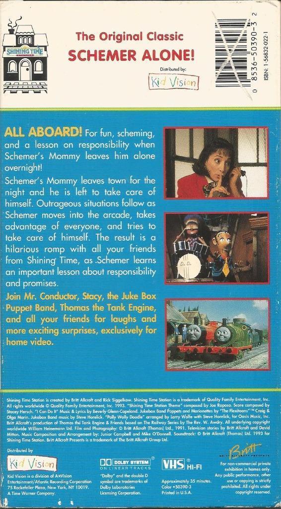 Schemer Alone Vhs Shining Time Station Wiki Fandom Powered By Wikia