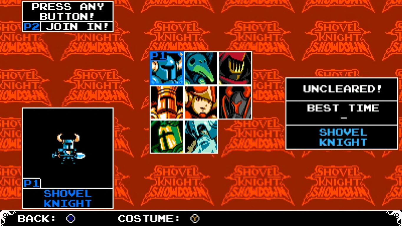Select a Character! | Shovel Knight Wiki | Fandom