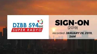 DZBB-AM 594 kHz Manila Sign On and Sign Off | Signons and Signoffs Wiki ...