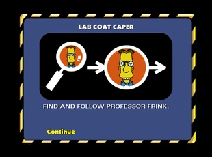 Lab Coat Caper | The Simpsons: Hit & Run | Fandom