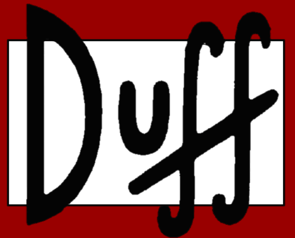 Image - Duff logo.gif | Simpsons Wiki | FANDOM powered by Wikia
