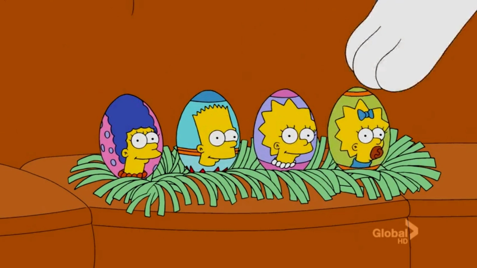 Easter Egg Family couch gag | Simpsons Wiki | Fandom