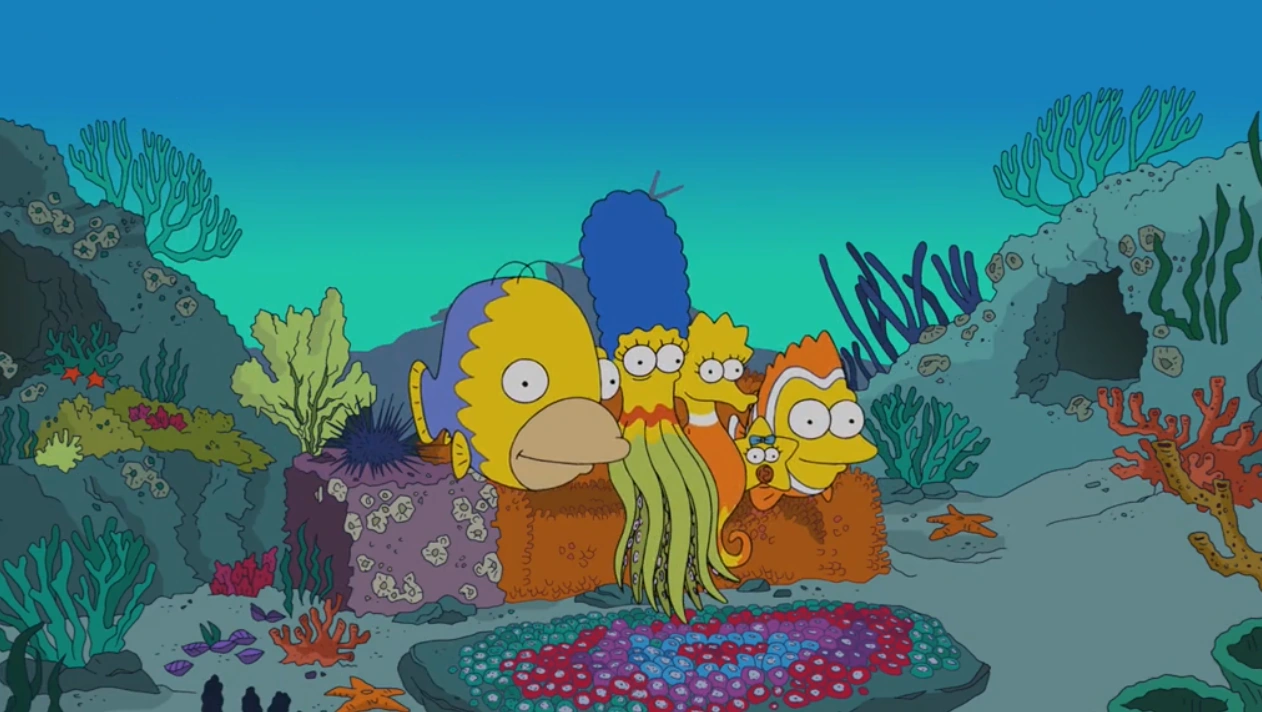 Fish couch gag | Simpsons Wiki | Fandom