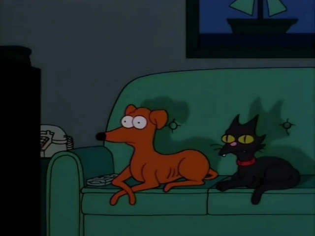Image - Simpsons pets watching TV night.jpg | Simpsons Wiki | FANDOM ...
