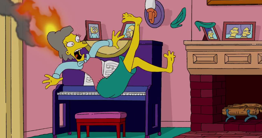 Image - HelenLovejoyBarefoot.PNG | Simpsons Wiki | FANDOM powered by Wikia