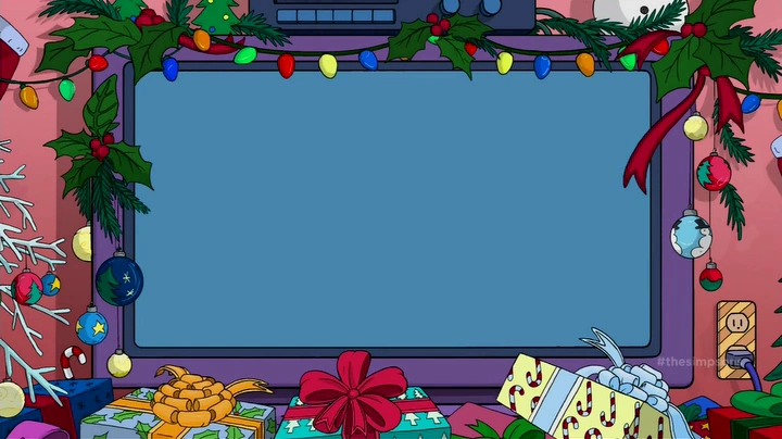 Image - Simpsons tv set christmas stuff.png | Simpsons Wiki | FANDOM ...