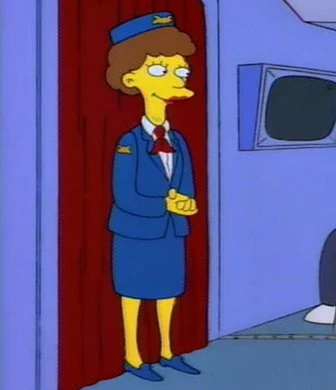 Flight Attendant (Fear of Flying) | Simpsons Wiki | Fandom