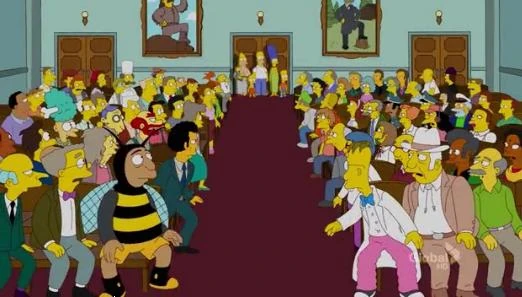 Image - Alll secretmeetingcrowd.jpg | Simpsons Wiki | FANDOM powered by ...