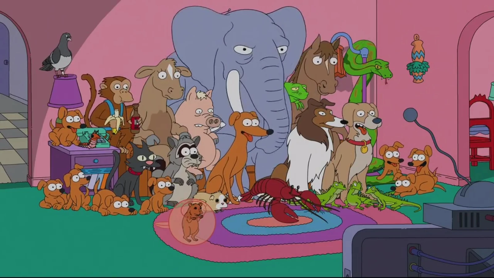 Simpson Family Pets couch gag | Simpsons Wiki | FANDOM powered by Wikia