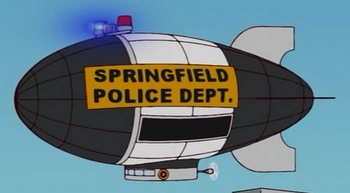 Springfield Police Blimp | Simpsons Wiki | FANDOM powered by Wikia