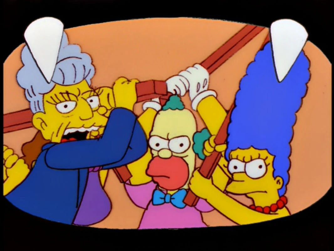 Marge Simpson in: "Screaming Yellow Honkers"/References | Simpsons Wiki ...