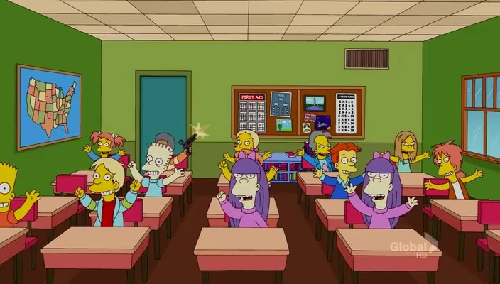 Image - Cheering.JPG | Simpsons Wiki | FANDOM powered by Wikia