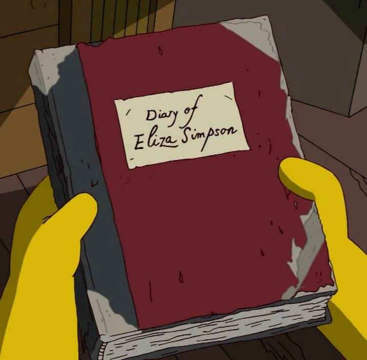 Diary of Eliza Simpson | Simpsons Wiki | Fandom