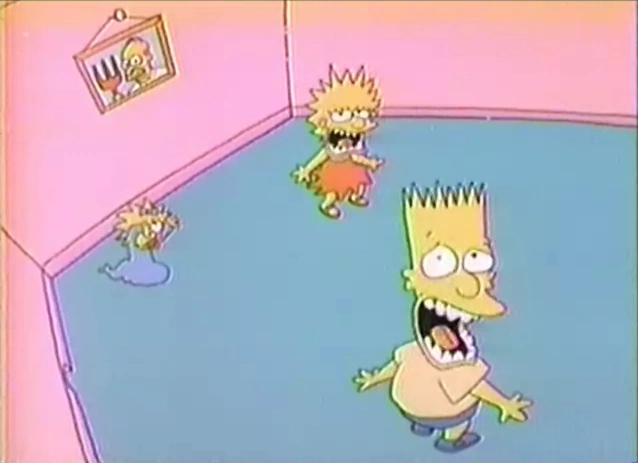 Image - Bart and Lisa Scared (Making Faces).png | Simpsons Wiki ...
