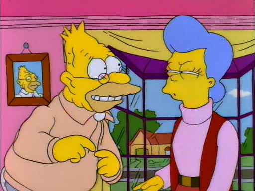 Image - Mona and Abe.png | Simpsons Wiki | FANDOM powered by Wikia