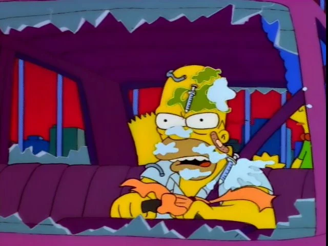 Image - Garbage in Homer.jpg | Simpsons Wiki | FANDOM powered by Wikia