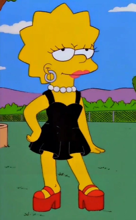 Image - Lisa in Black Dress.PNG | Simpsons Wiki | FANDOM powered by Wikia