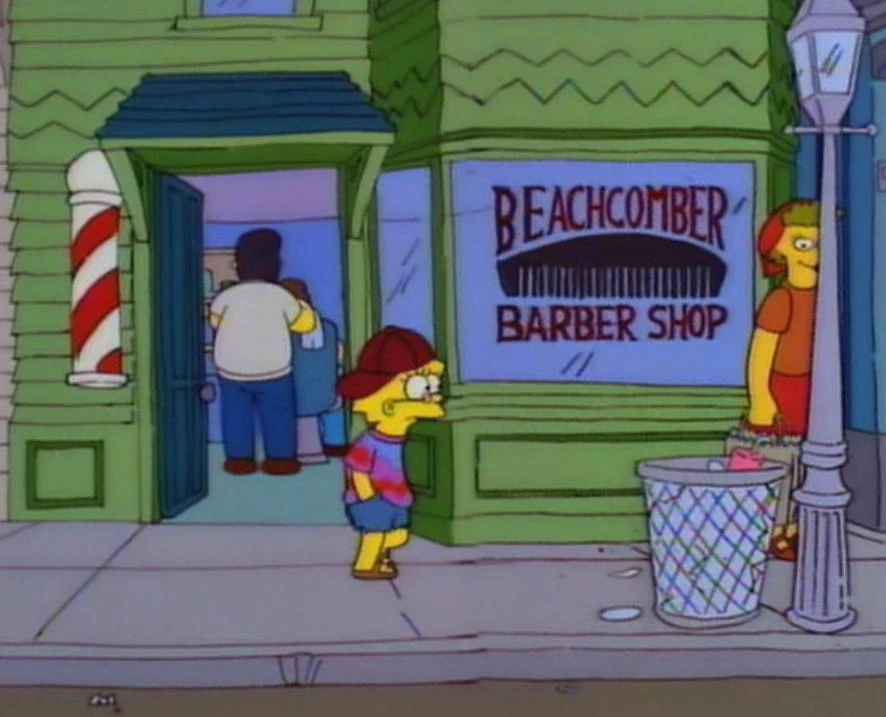 Beachcomber Barber Shop | Simpsons Wiki | Fandom