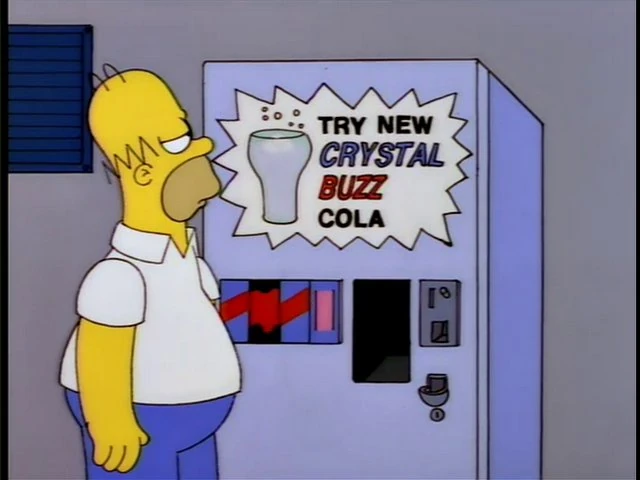 Crystal Buzz Cola | Simpsons Wiki | Fandom