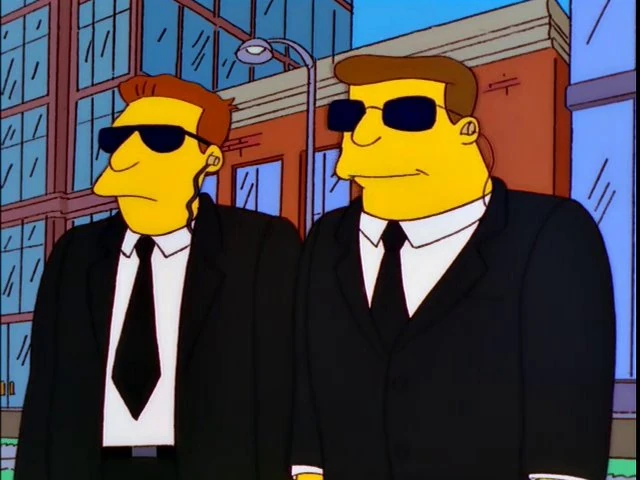 Mayor Quimby's Bodyguards | Simpsons Wiki | Fandom