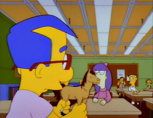 Image - Milhouse horse.png | Simpsons Wiki | FANDOM powered by Wikia