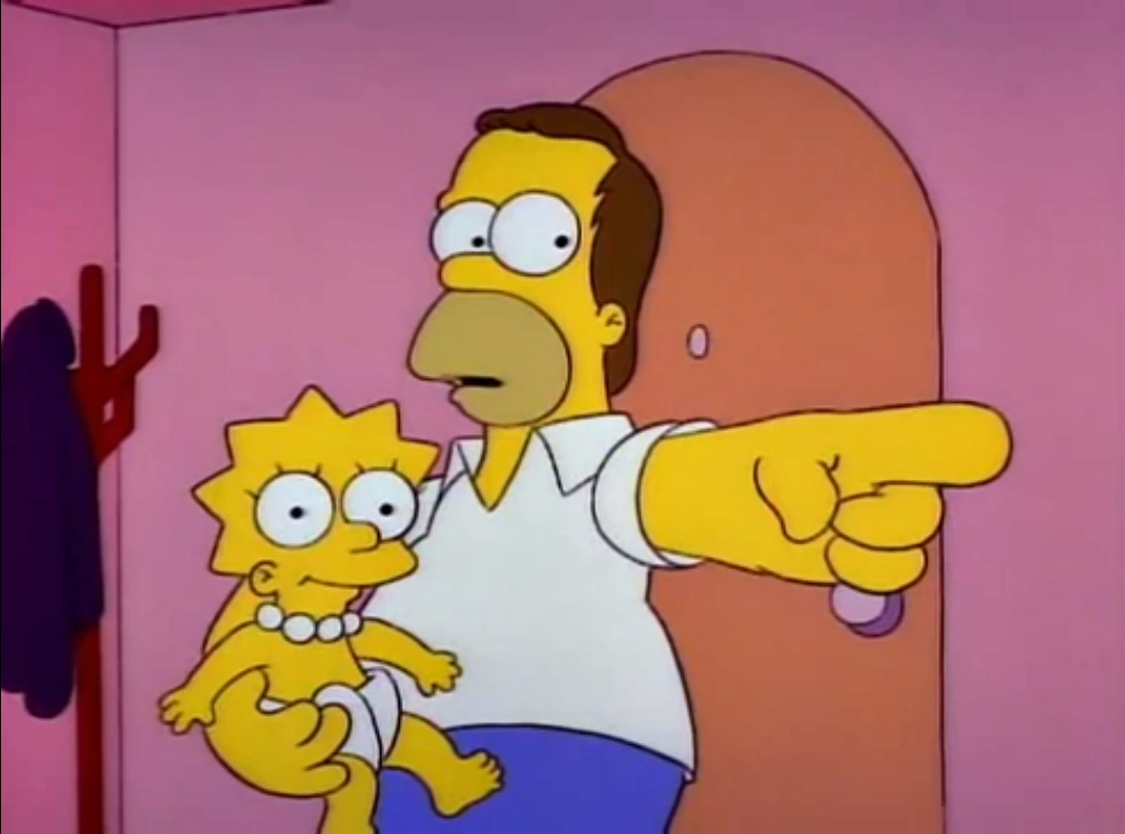 Image - Homer holding baby Lisa.png | Simpsons Wiki | FANDOM powered by ...