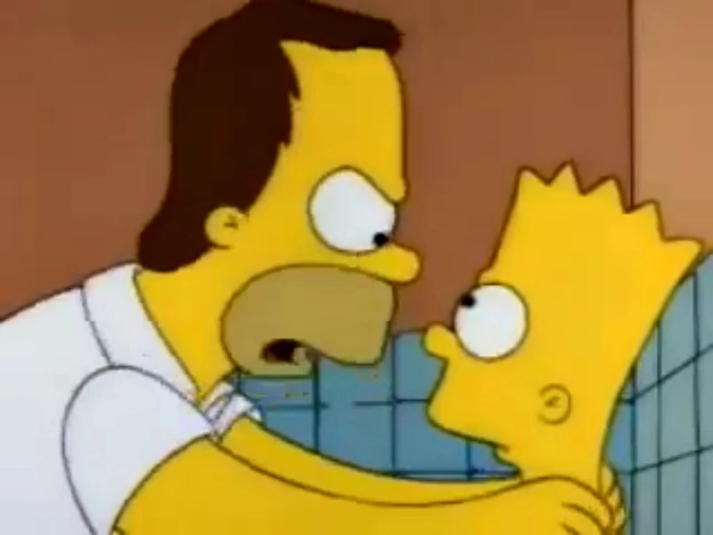 Image - Baby bart and hairy homer.jpg | Simpsons Wiki | FANDOM powered ...