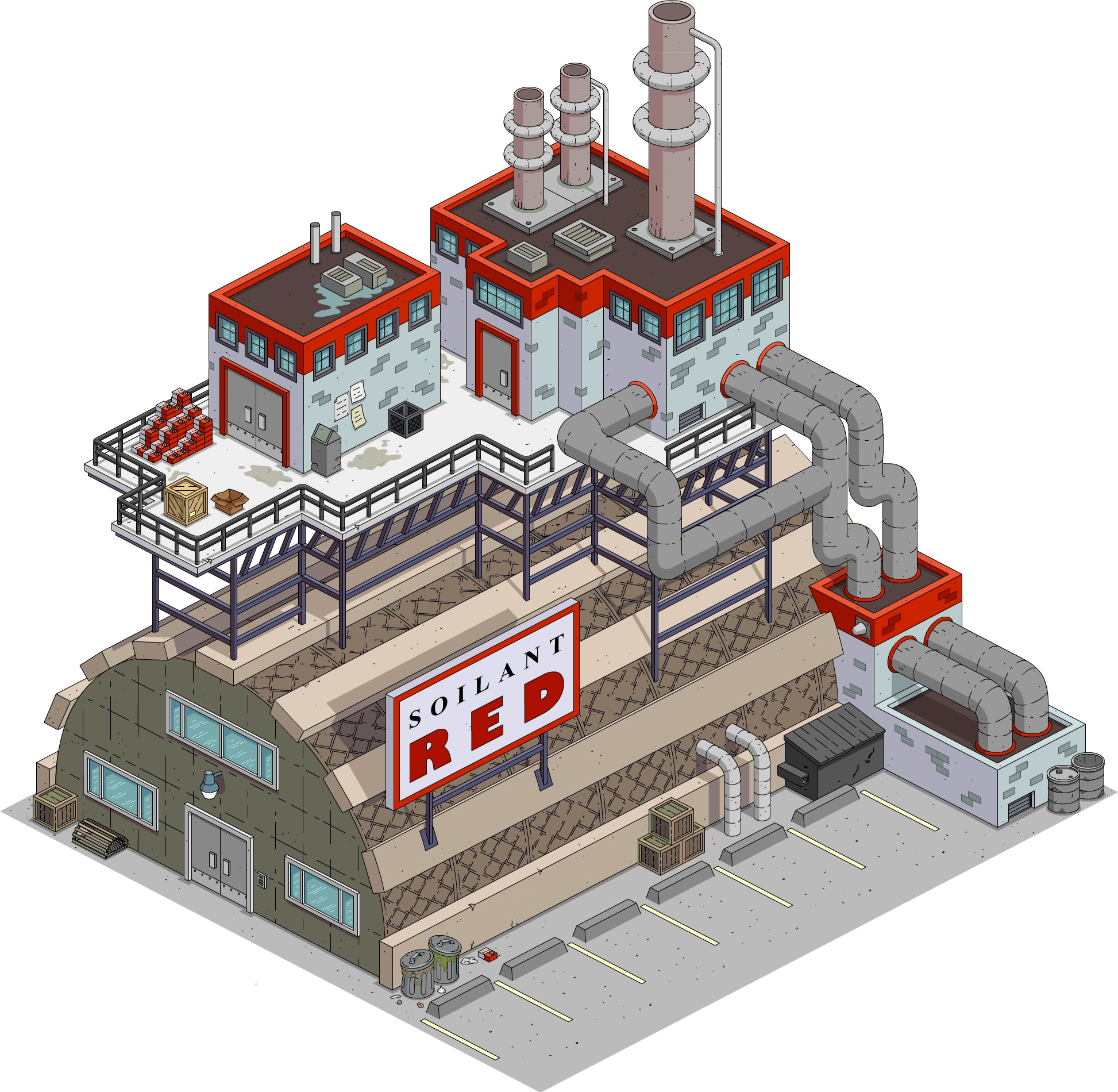 Soilant Red Factory | The Simpsons: Tapped Out Wiki | FANDOM powered by ...