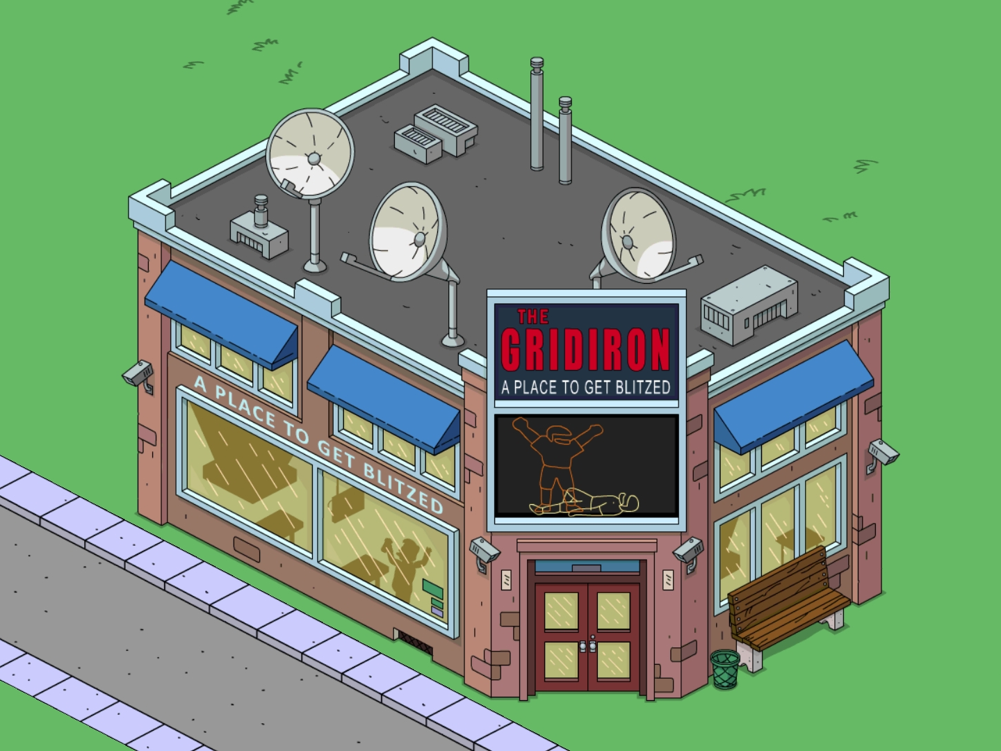 The Gridiron The Simpsons Tapped Out Wiki Fandom