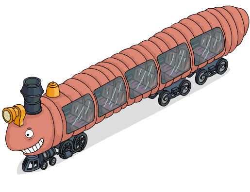 Worm Train | The Simpsons: Tapped Out Wiki | Fandom