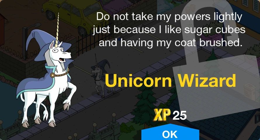 Unicorn Wizard | The Simpsons: Tapped Out Wiki | FANDOM powered by Wikia