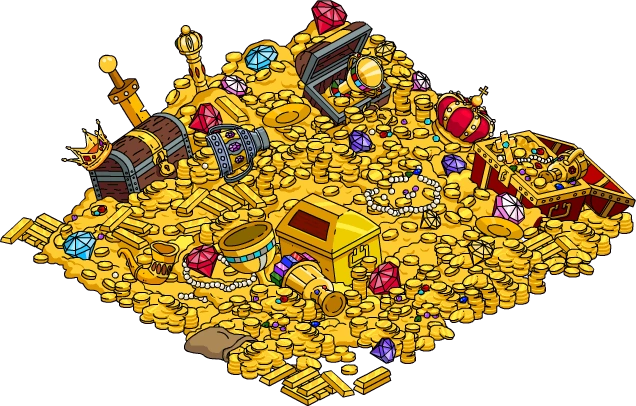 Burns Dragon's Pile of Treasure | The Simpsons: Tapped Out Wiki | Fandom