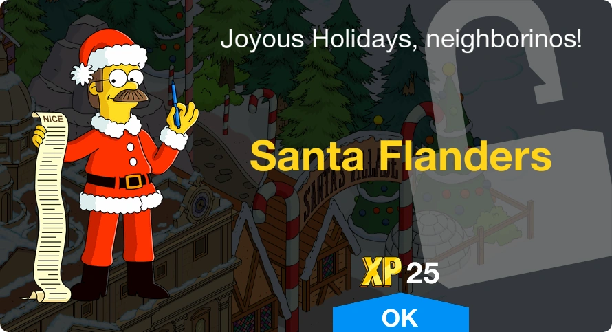 Santa Flanders | The Simpsons: Tapped Out Wiki | Fandom
