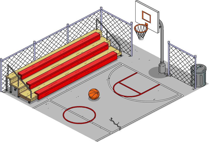 Outdoor Half-Court | The Simpsons: Tapped Out Wiki | Fandom