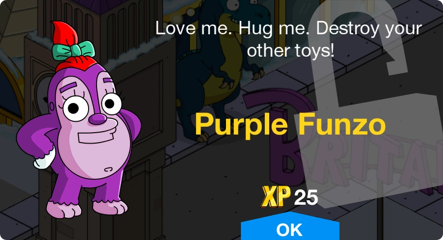 Purple Funzo | The Simpsons: Tapped Out Wiki | Fandom