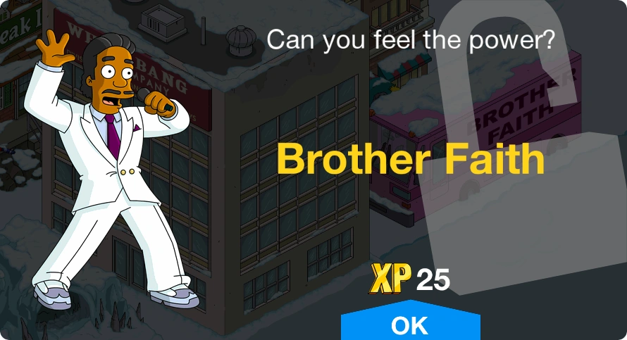Brother Faith | The Simpsons: Tapped Out Wiki | Fandom