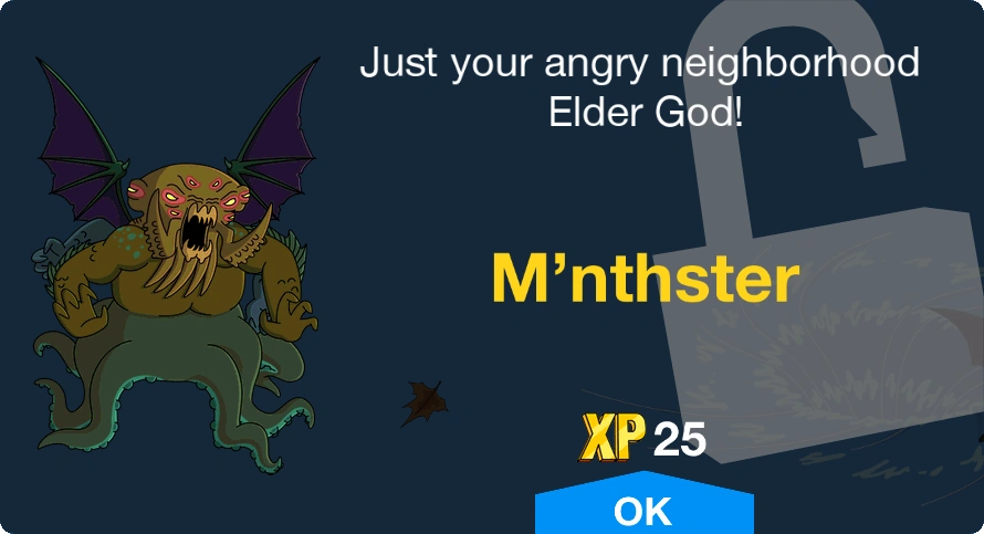 M’nthster | The Simpsons: Tapped Out Wiki | Fandom
