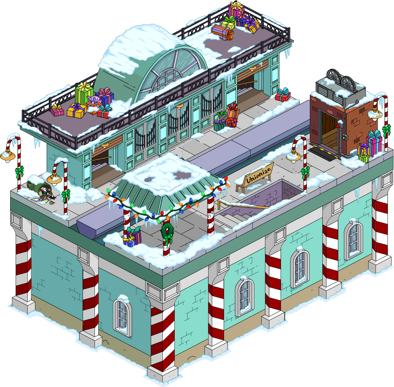 North Pole Station The Simpsons Tapped Out Wiki Fandom