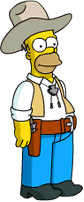 Cowboy Homer | The Simpsons: Tapped Out Wiki | FANDOM powered by Wikia