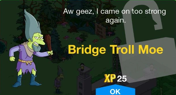 Bridge Troll Moe | The Simpsons: Tapped Out Wiki | Fandom