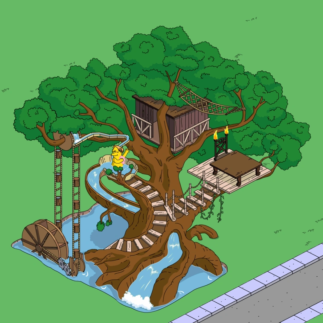 Waterslide Tree | The Simpsons: Tapped Out Wiki | Fandom