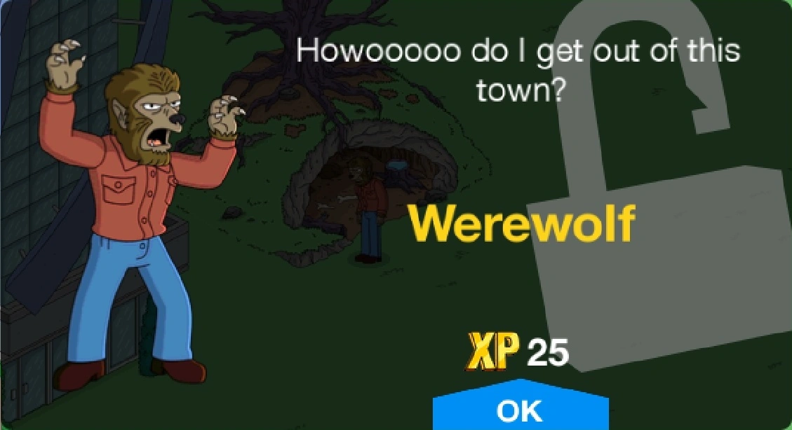 Werewolf | The Simpsons: Tapped Out Wiki | Fandom